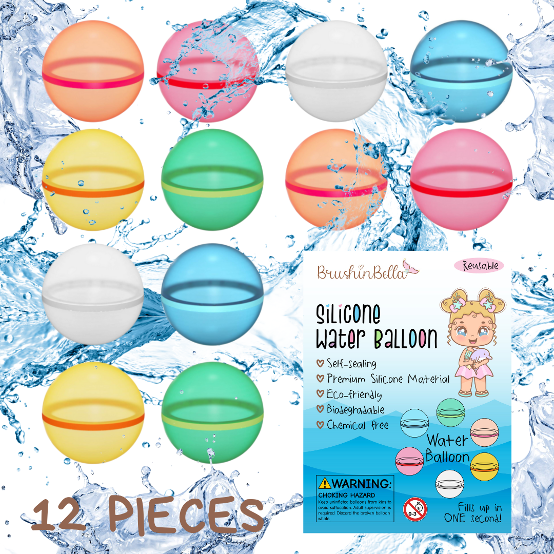 Magnetic Reusable Water Balloons – Splash Fun | BrushinBella